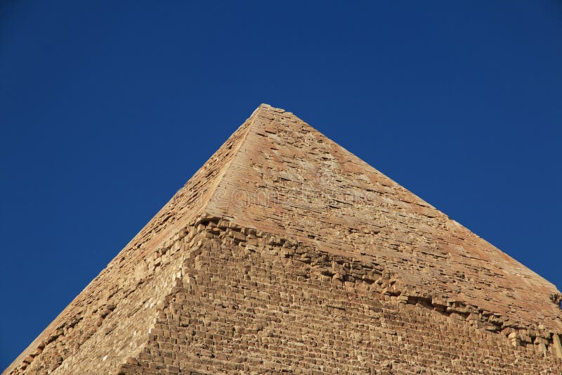 Great Pyramids of Ancient Egypt in Giza, Cairo, Africa Stock Image ...