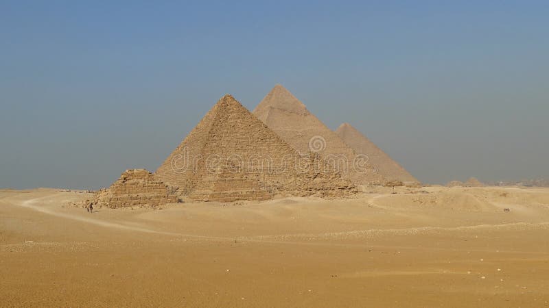 Great Pyramids at Giza Cairo in Egypt Stock Footage - Video of ...