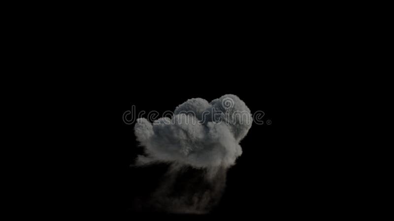 Large Smoke Explosion Isolated with Alpha Channel 4K Version 29 Stock ...