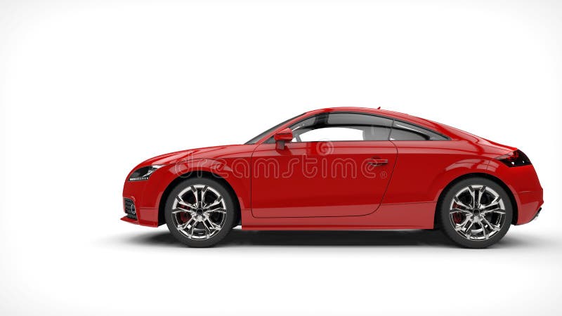 Great Modern Sports Supercars in Red, Blue and Yellow Stock ...