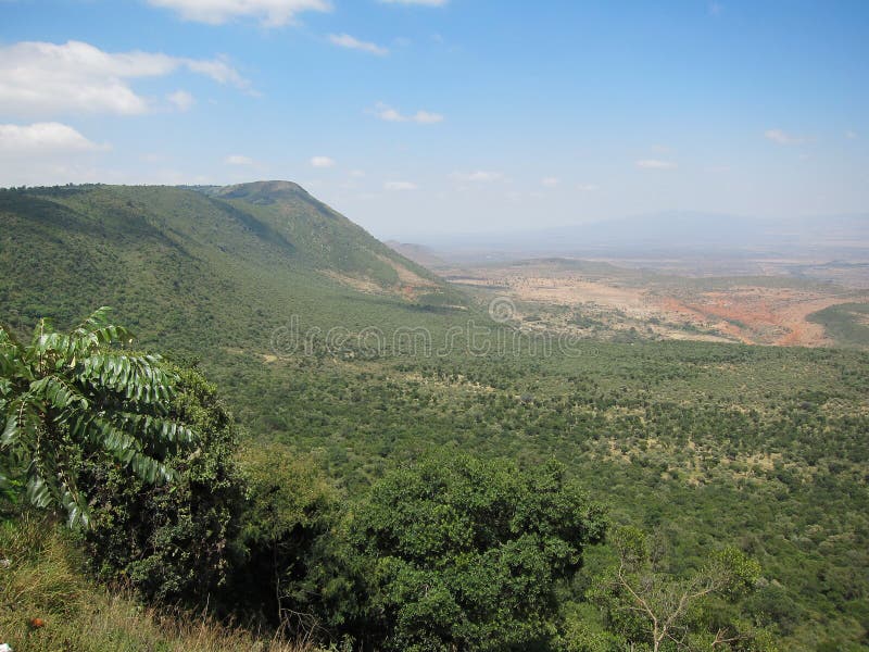 Great Rift Valley, Kenya stock image. Image of narok - 46422329