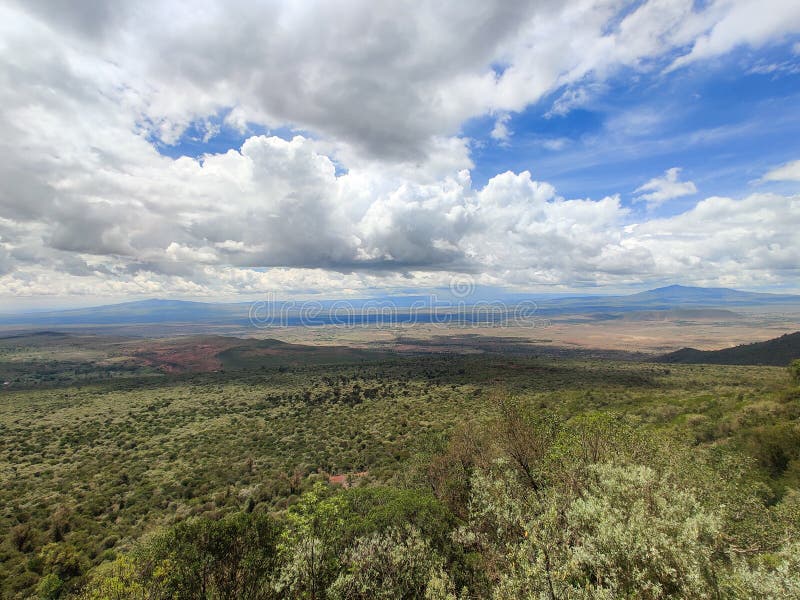 Great Rift Valley, Kenya stock photo. Image of rift - 298237456