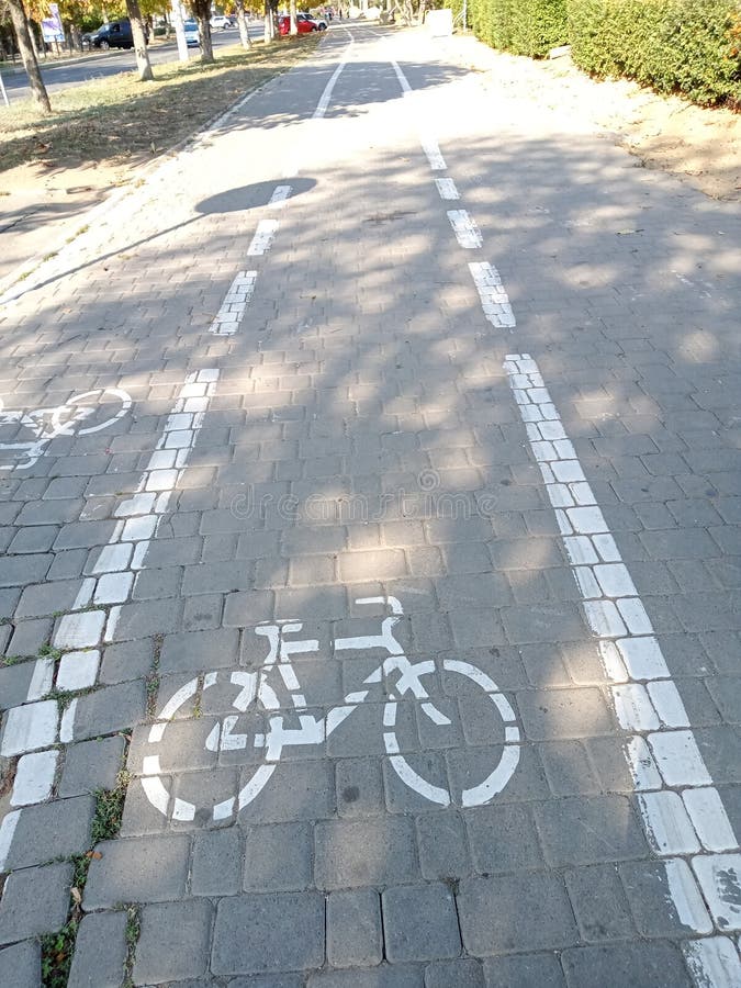 A great road for bicycles stock image. Image of road - 258836251