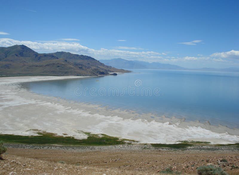 Great Salt Lake stock image. Image of lake, america, great - 32654317
