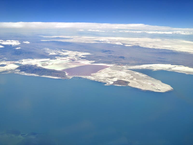 Great Salt Lake. stock photo. Image of exposure, background - 46598456