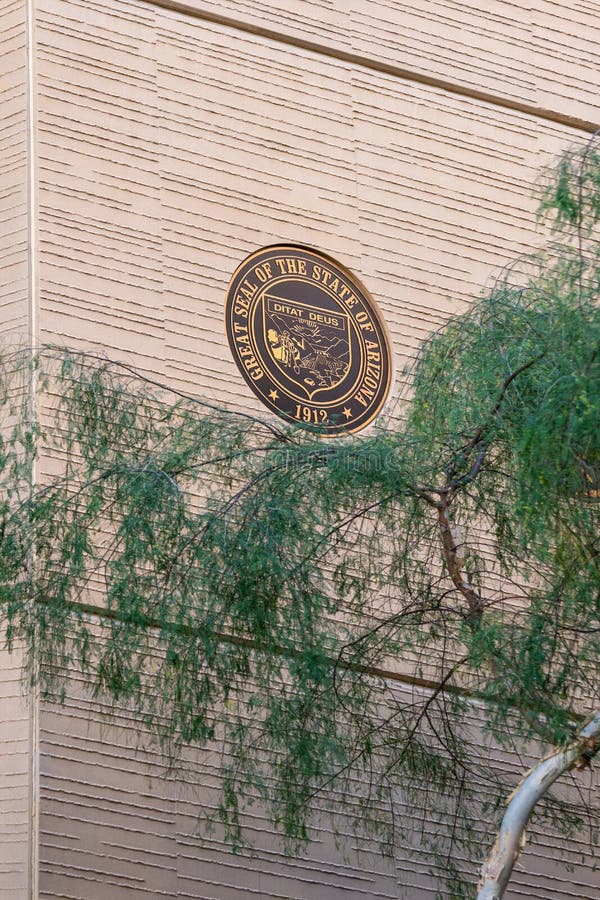 Great Seal of the State of Arizona Editorial Stock Photo - Image of ...