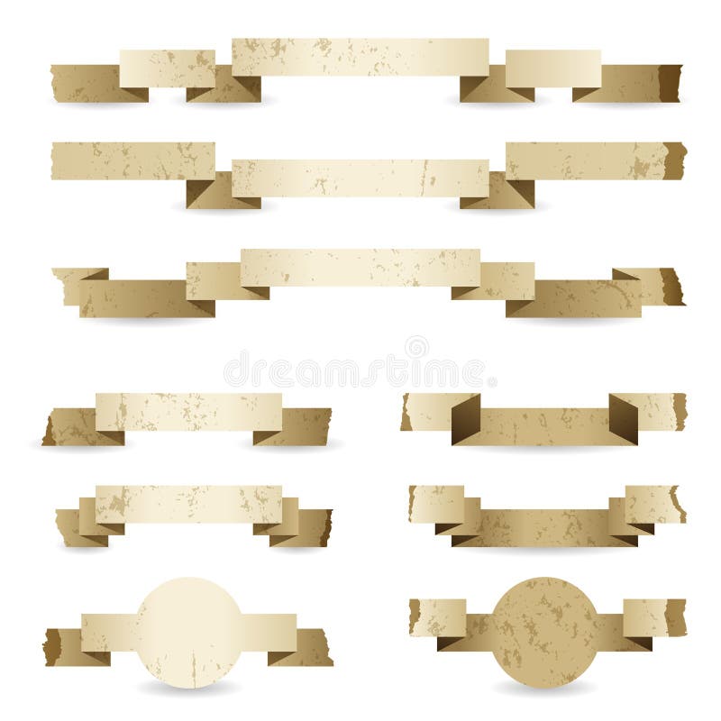 Paper ribbons stock vector. Illustration of painting - 30151654