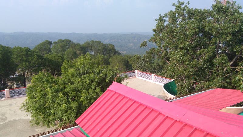 A Great Shot from Top of the Hill in Mountains Stock Photo - Image of ...