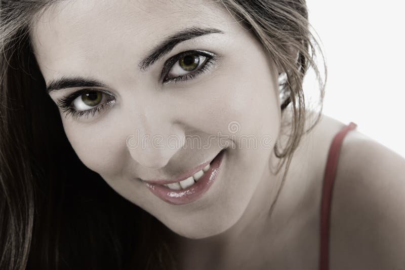 Great Smile stock photo. Image of eyes, girl, cute, isolated - 6959282