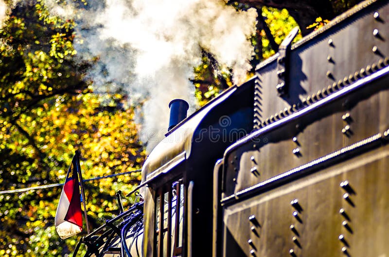 Great Smoky Mountains Rail Road Train Ride Stock Photo - Image of ...