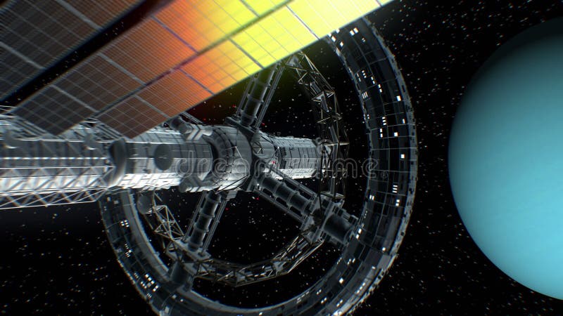 Spaceship Shadow Moves Over Footprints of Astronauts on Mars Stock ...