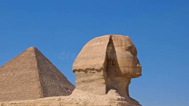 Sphinx front - egypt stock photo. Image of vacation, building - 18172286