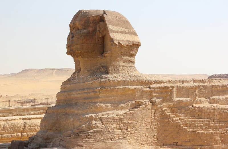 Rear View of the Sphinx, Cairo, Egypt Travel Stock Photo - Image of ...