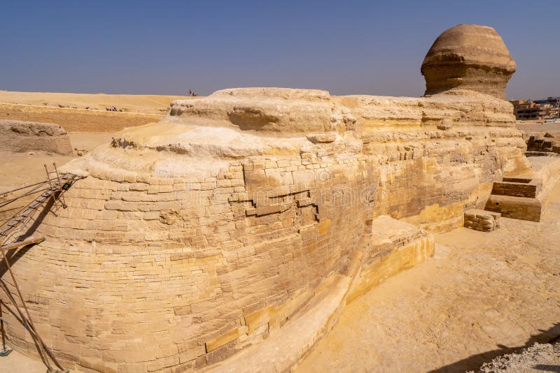 Great Sphinx of Giza stock photo. Image of profile, pharaoh - 144682442