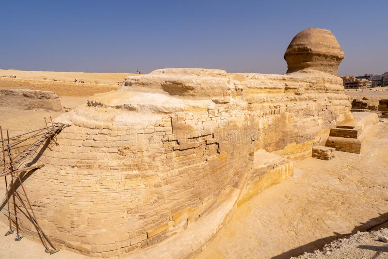 Great Sphinx of Giza stock photo. Image of khafre, historical - 145187386