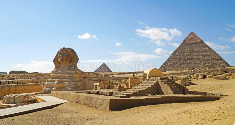 Great Sphinx of Giza, the Giza Pyramid Complex (Giza Necropolis ...