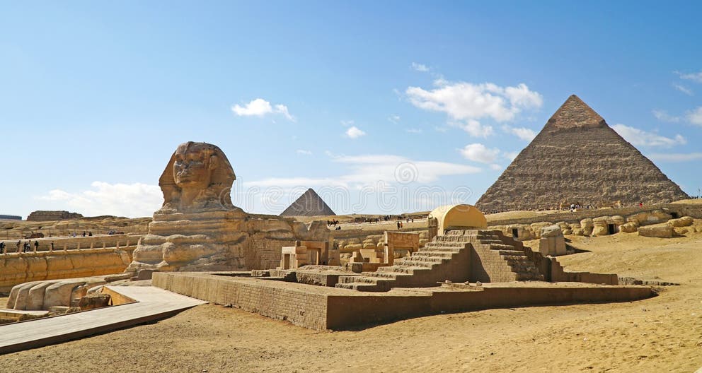 Great Sphinx of Giza, the Giza Pyramid Complex (Giza Necropolis ...