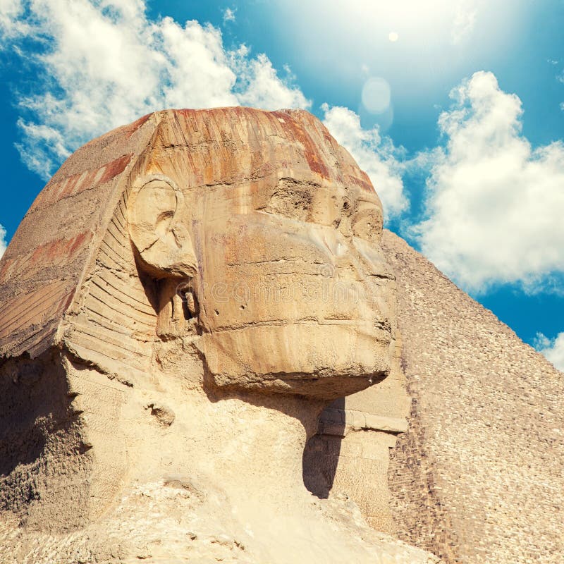 The Great Sphinx in Giza stock photo. Image of ancient - 117898544