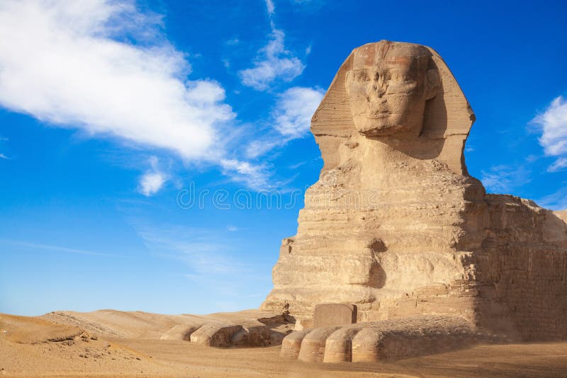 The Great Sphinx in Giza stock image. Image of sphinx - 141785707