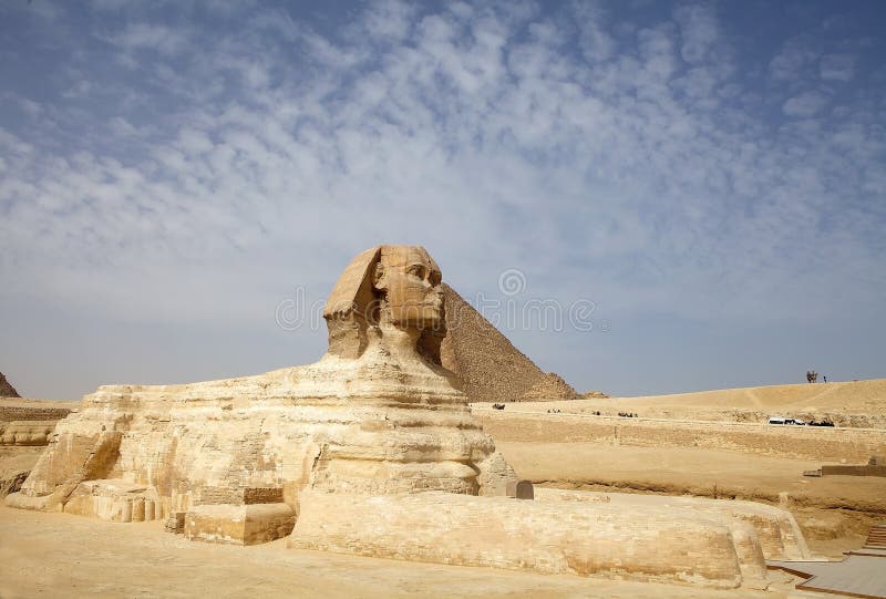 The Great Sphinx in Giza, Egypt Stock Photo - Image of place, kingdom ...