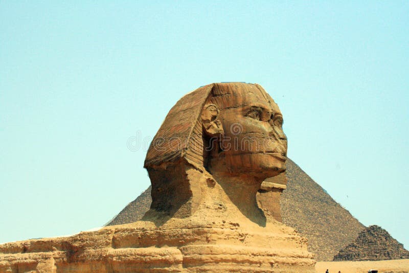 Sphinx front - egypt stock photo. Image of vacation, building - 18172286