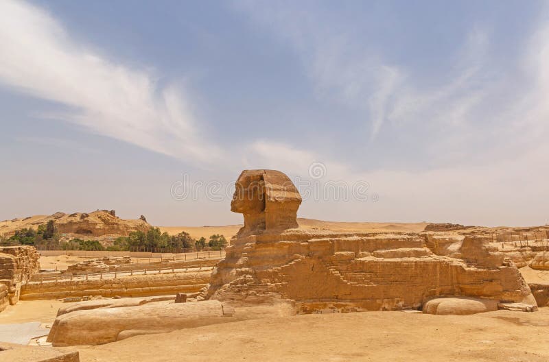 Great Sphinx at Giza stock photo. Image of architecture - 93784234