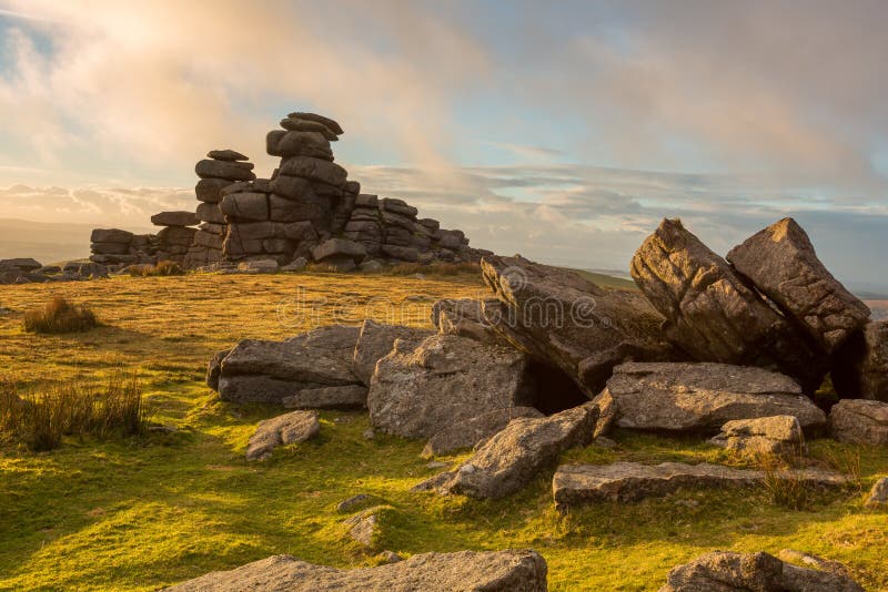 Great Staple Tor stock image. Image of outcrop, park - 37969589