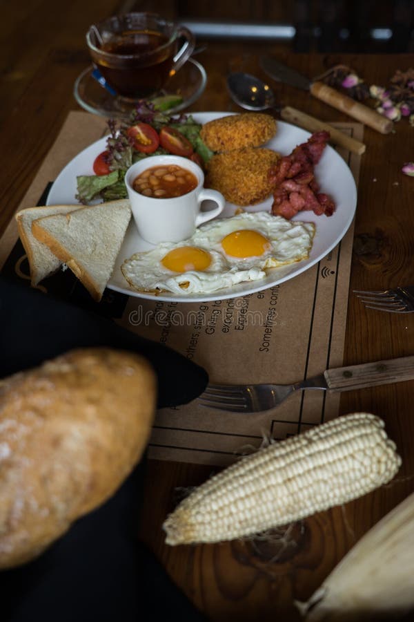 Breakfast of the day stock image. Image of dalat, coffee - 153534039