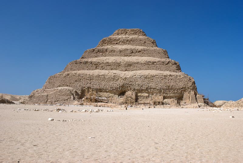Great Stepped Pyramid stock photo. Image of egypt, destinations - 25477498