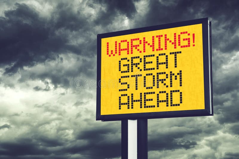 Storm ahead stock photo. Image of storm, danger, weather - 19080948