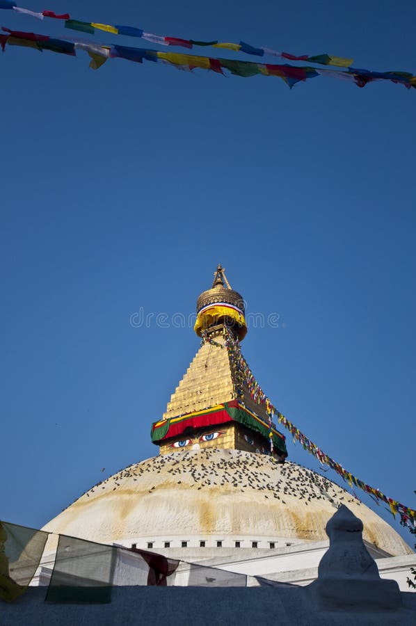 The Great stupa stock photo. Image of pilgrim, famous - 27983924