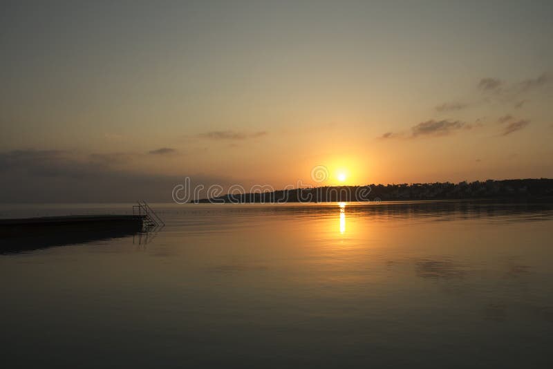 Great Sunrise stock photo. Image of mountain, coastline - 49206752
