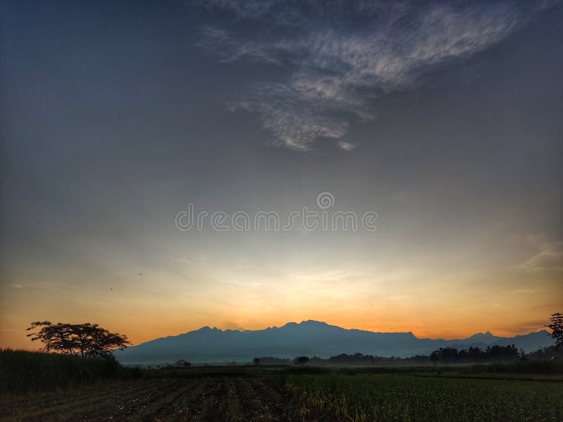 Great Sunrise with Nice View Stock Image - Image of sunrise, dusk ...