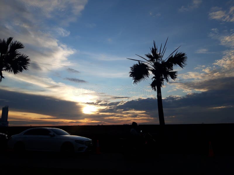 The great sunset today stock image. Image of great, today - 240066571