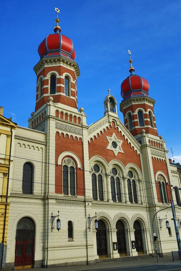 Great Synagogue , Od Architecture, Pilsen, Czech Republic Stock Photo ...