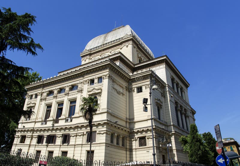Great Synagogue of Rome editorial stock photo. Image of heritage - 41870428