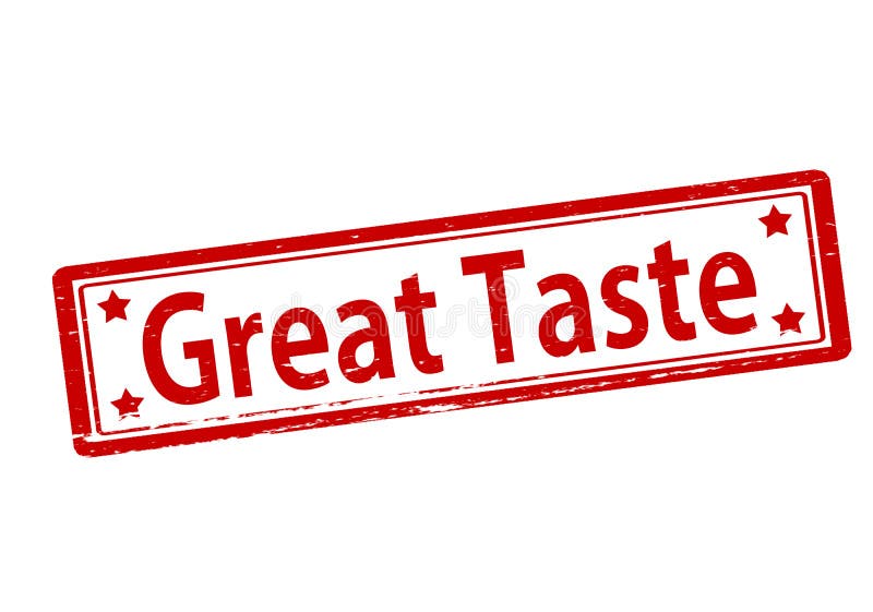 You Got Great Taste Calligraphy Quote Lettering Stock Illustration ...