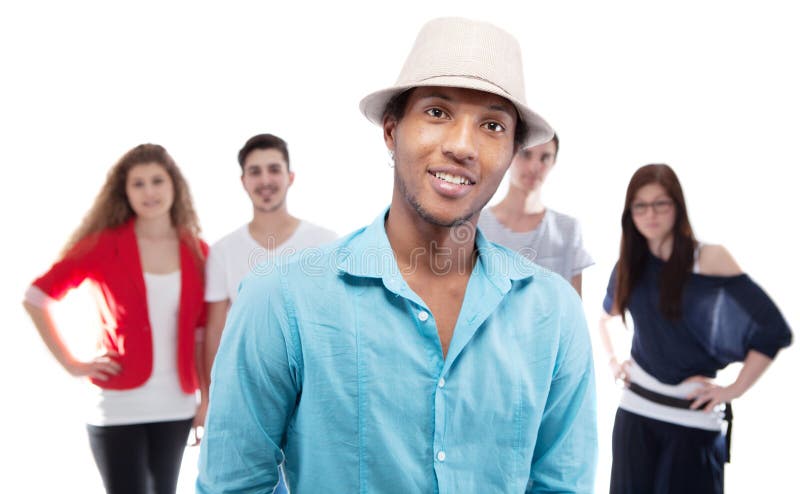 We are a great team stock photo. Image of caucasian, laughing - 24361144