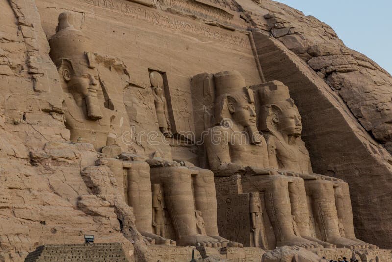 Great Temple of Ramesses II in Abu Simbel, Egy Stock Photo - Image of ...