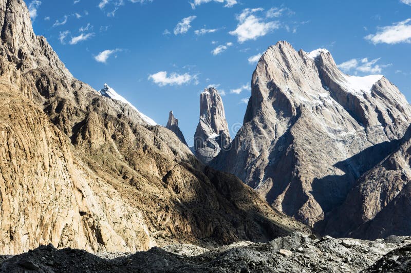 Great Trango Tower, Mountain with Sharp Peak in Karakoram, K2 Base Camp ...