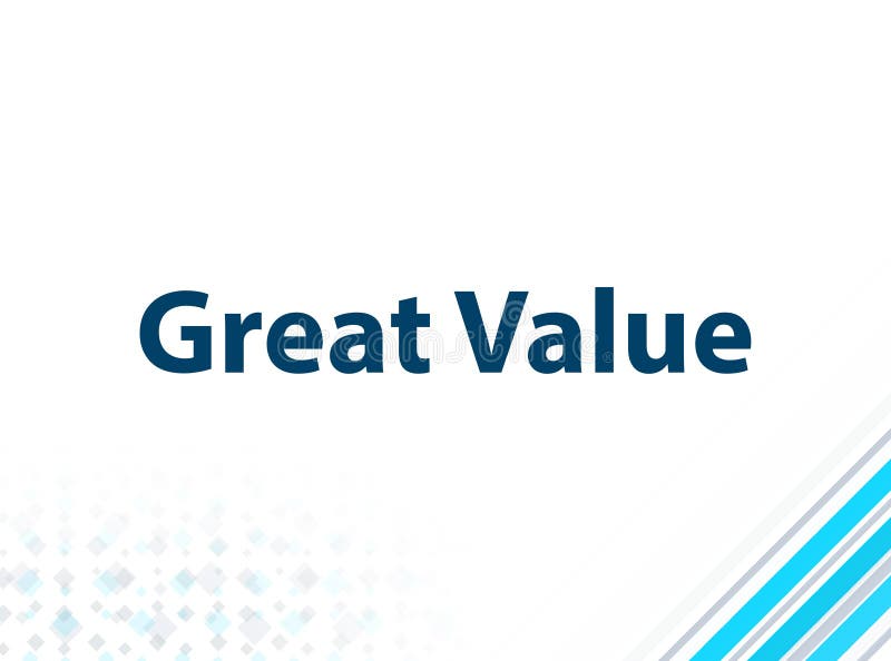 Great Value Modern Flat Design Blue Abstract Background Stock ...