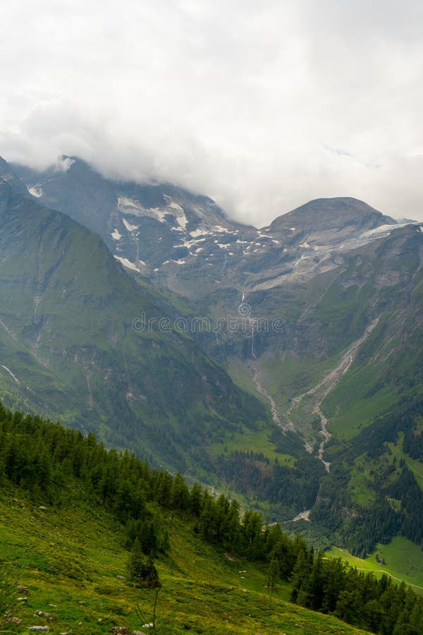 Great View of the Alpine Green Mountains. Stock Photo - Image of rock ...