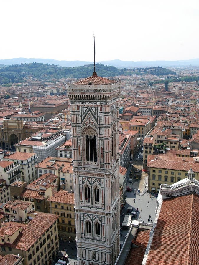 Great View of Florence City from Above Editorial Stock Photo - Image of ...