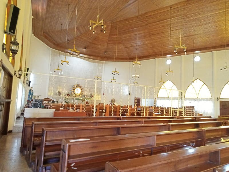 Great View Inside a Church Taken from a Different Angle Stock Photo ...