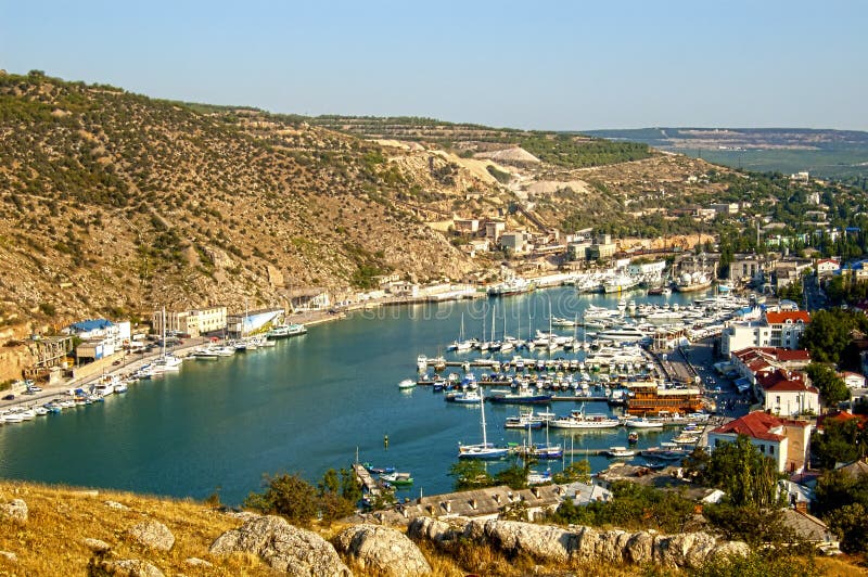 Great View of the Lake from the Mountain Stock Photo - Image of beauty ...