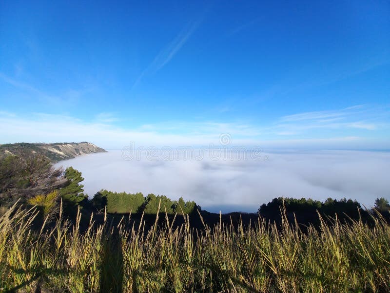 Great View from Monte Conero. Marche Ancona Italy Stock Image - Image ...