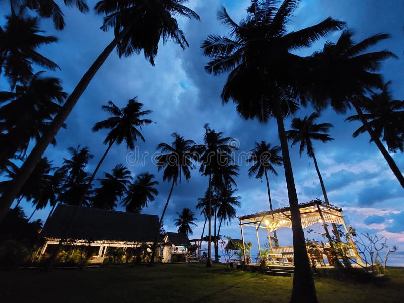 Great View in Selayar Island Stock Image - Image of sunset, sunari ...