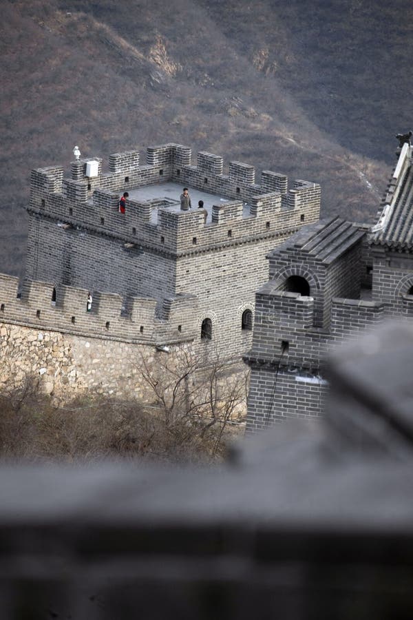 The Great Wall of China, Asia Editorial Image - Image of anbsp ...
