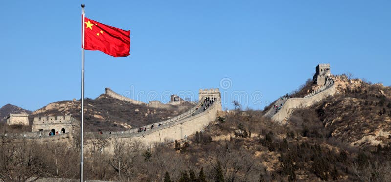 Great Wall of China stock image. Image of beijing, curls - 48811627
