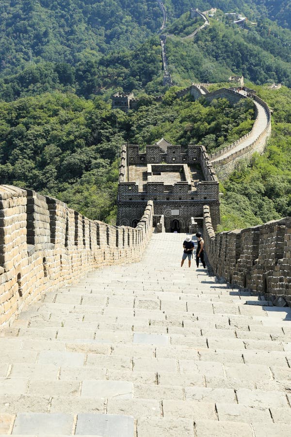 The great wall of China editorial stock image. Image of border - 201950609